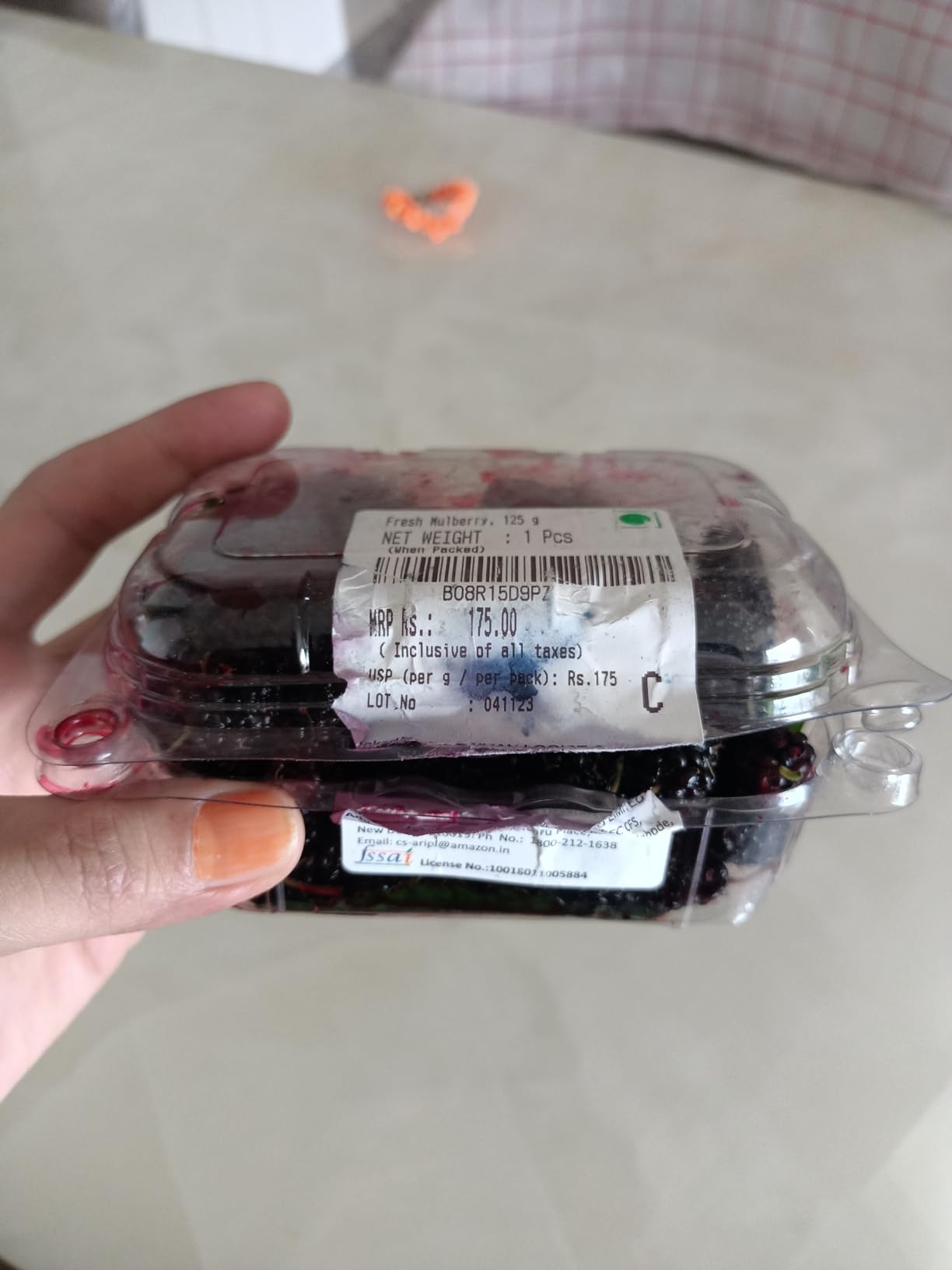 Fresh Mulberry, 125 g : Amazon.in: Grocery & Gourmet Foods