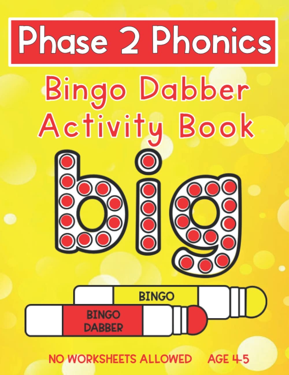 Phase 2 Phonics Bingo Dabber Activity Book: High Frequency Words (Phase ...