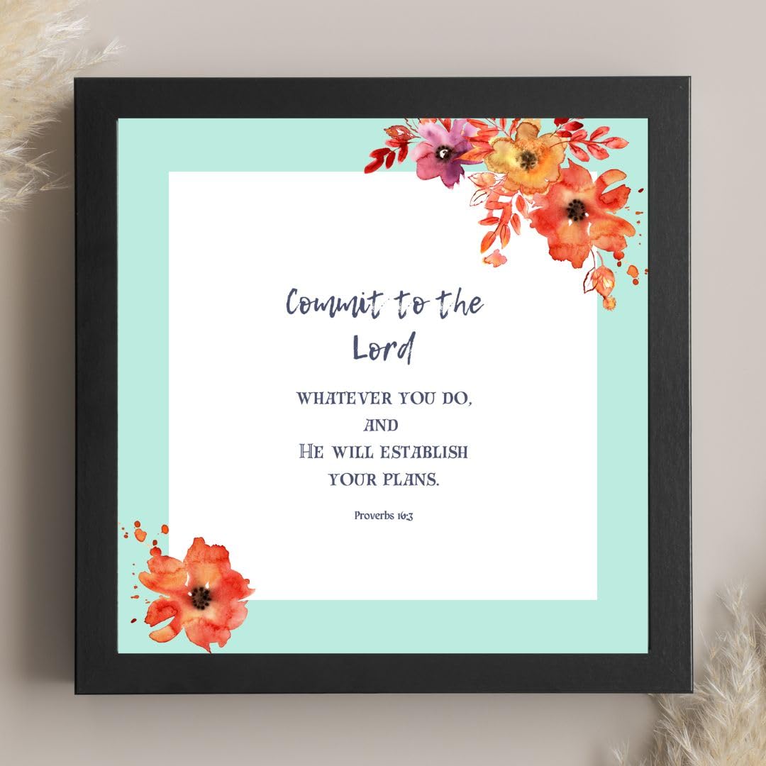 Buy Kagaz Kala - Bible Verses Wall Frames - Bible Verses Wall Decor for ...