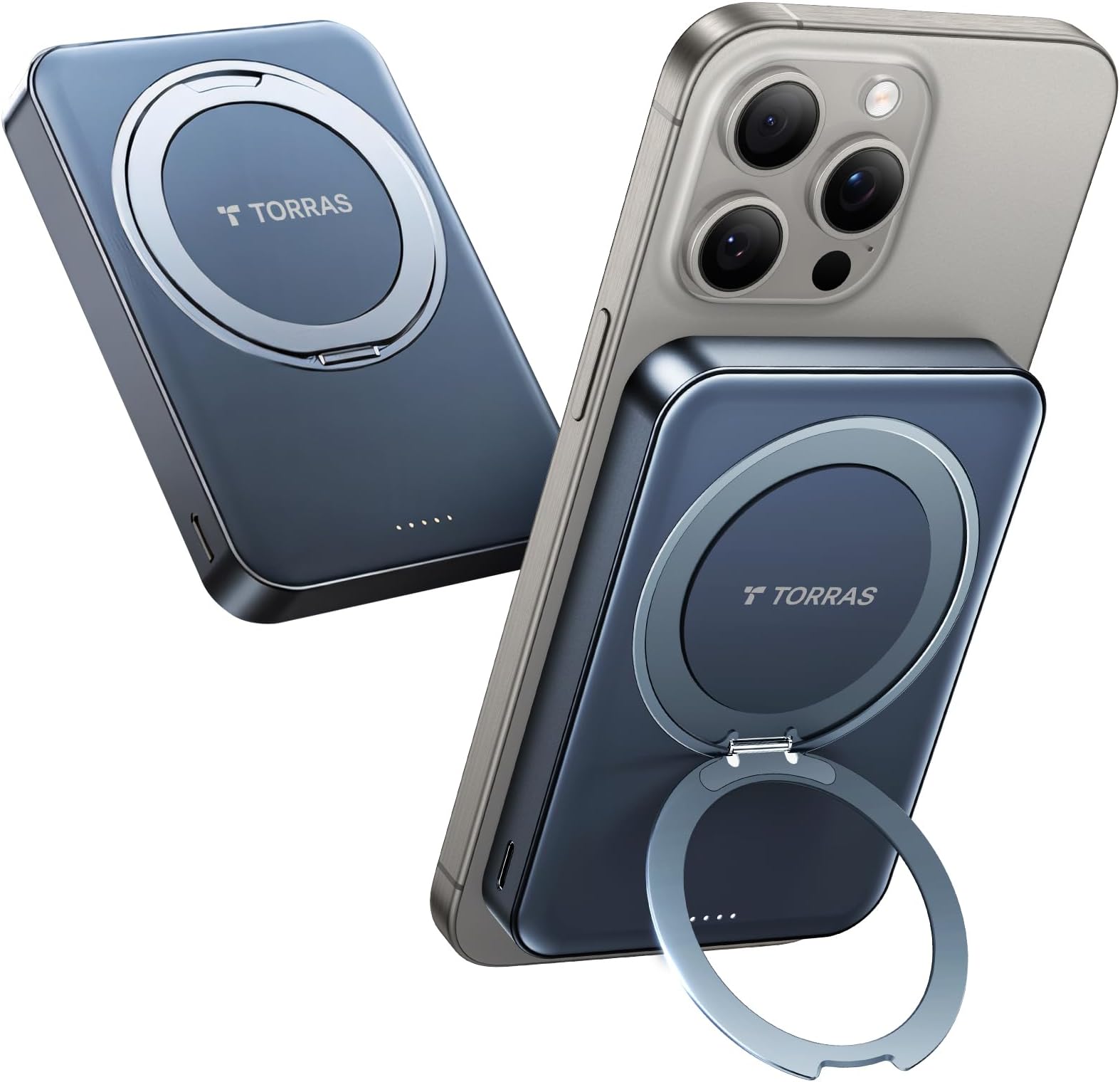 Amazon.com: TORRAS 10,000mAh Qi2 Certified 15W Fast MagSafe-Compatible ...