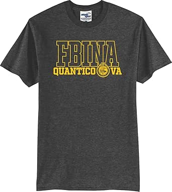 Amazon.com: FBINA Quantico Virginia Unisex T-Shirt (S-5X) : Clothing ...