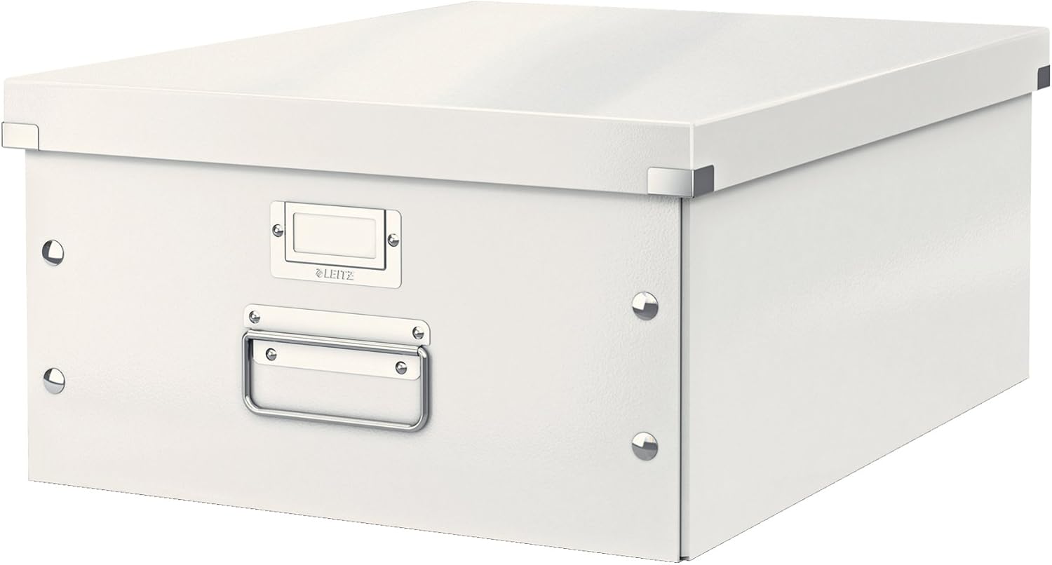 Leitz A3 Storage Box, Click and Store Range 60450001 - Large, White ...