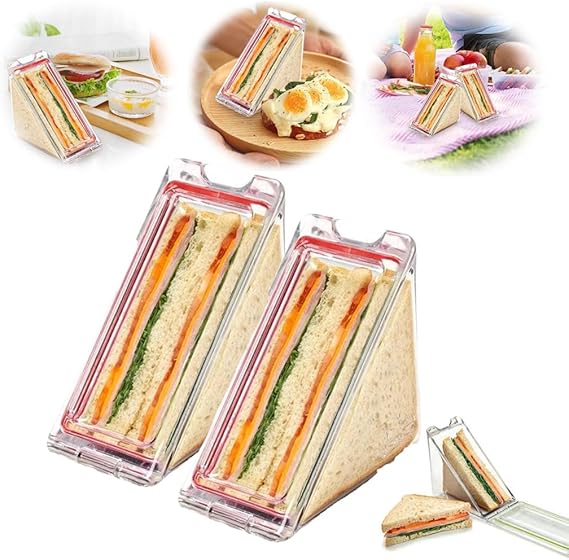 Triángulo Sandwich Contenedor, Triángulo Sandwich Caja, 2024 Nueva ...