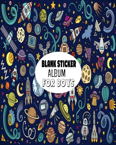 Amazon.com: Blank Sticker Album For Boys: Blank Sticker Book for Boys ...