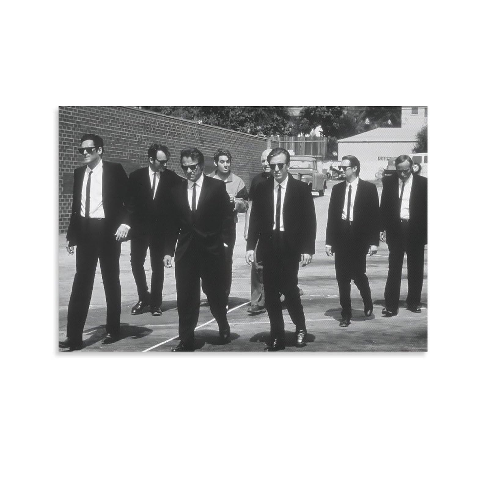 Amazon.com: Reservoir Dogs Movie Poster Black and White Wall Art Actor ...
