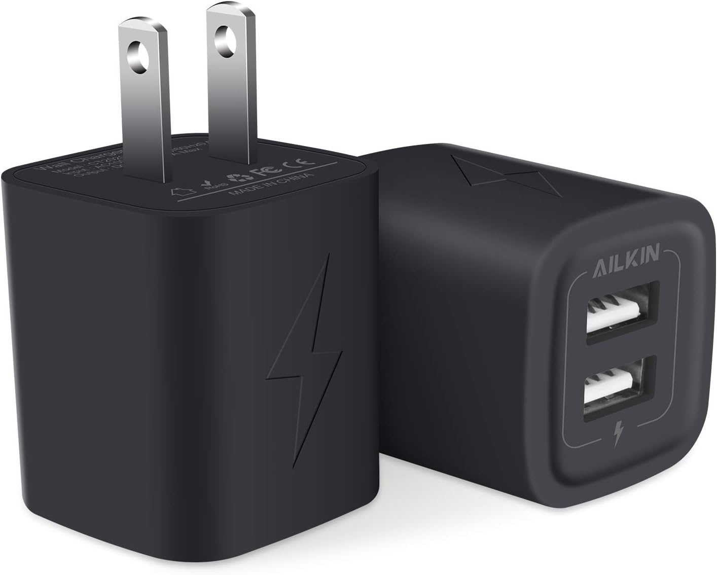 Amazon.com: USB Charger, Anker 2-Pack Dual Port 12W Wall Charger ...