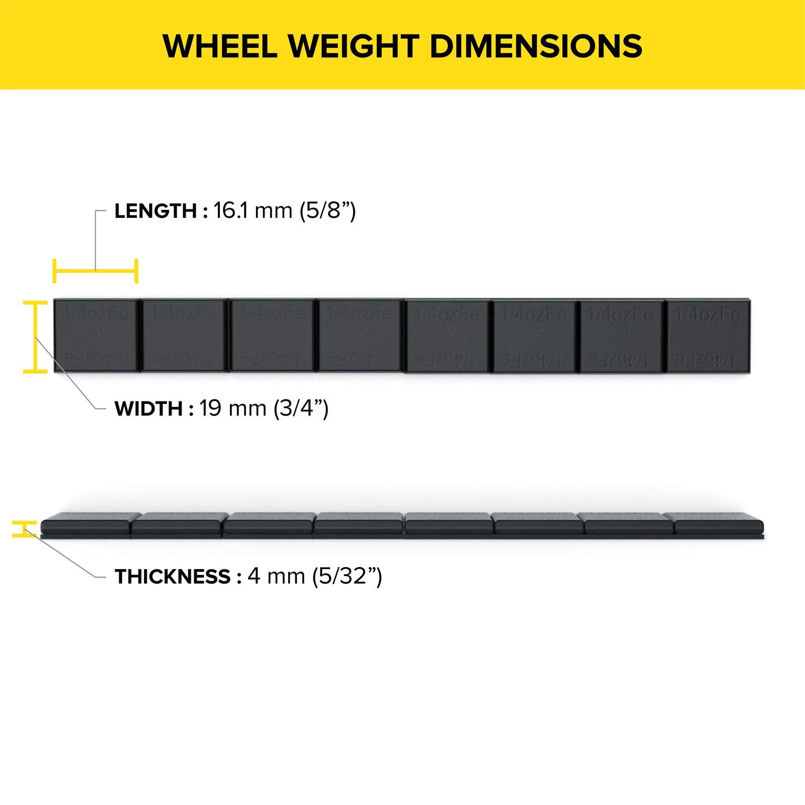 Snapklik.com : StanceMagic - 0.25oz 1/4oz - Black Adhesive Stick On ...