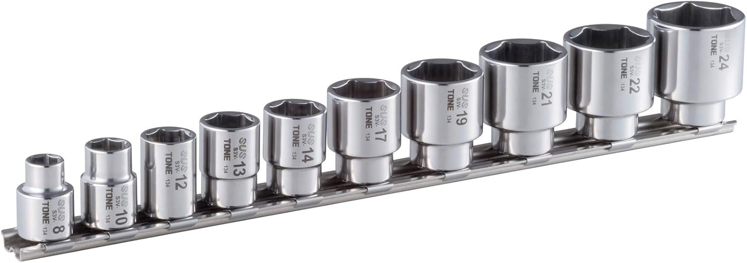 10 piece 3/8" drive 6 point Stainless Steel Socket Set SHS310 - Amazon.com