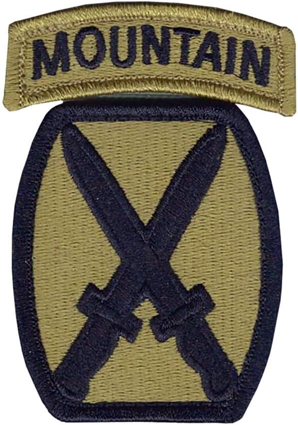 Amazon.com: 10th Mountain Division New OCP Patch and Tab Sewn Together ...