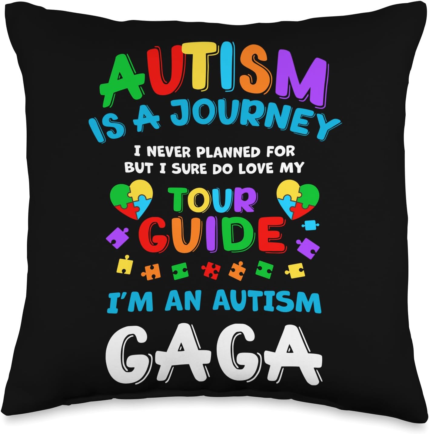 Amazon.com: Autism is a Journey I Never Planned Autism Gaga Awareness ...