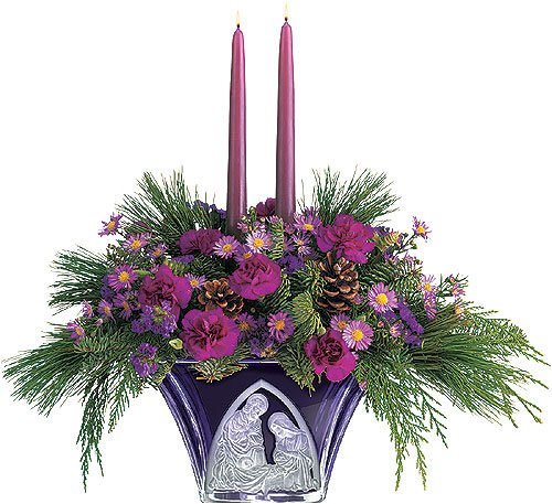 Amazon.com : Crystal Nativity Bouquet : Fresh Cut Format Mixed Flower ...