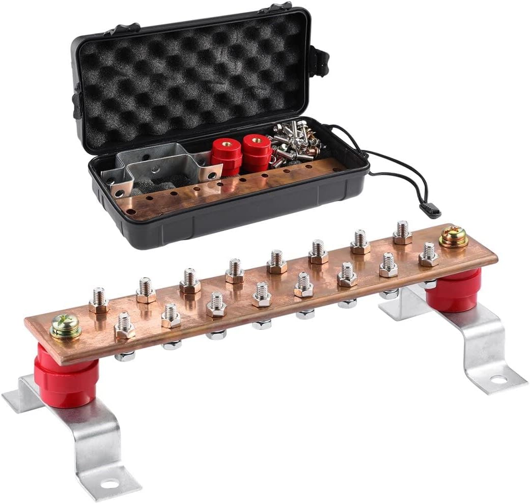 Copper Ground Bar with 9/32 x 16 Terminals - Wall Philippines | Ubuy