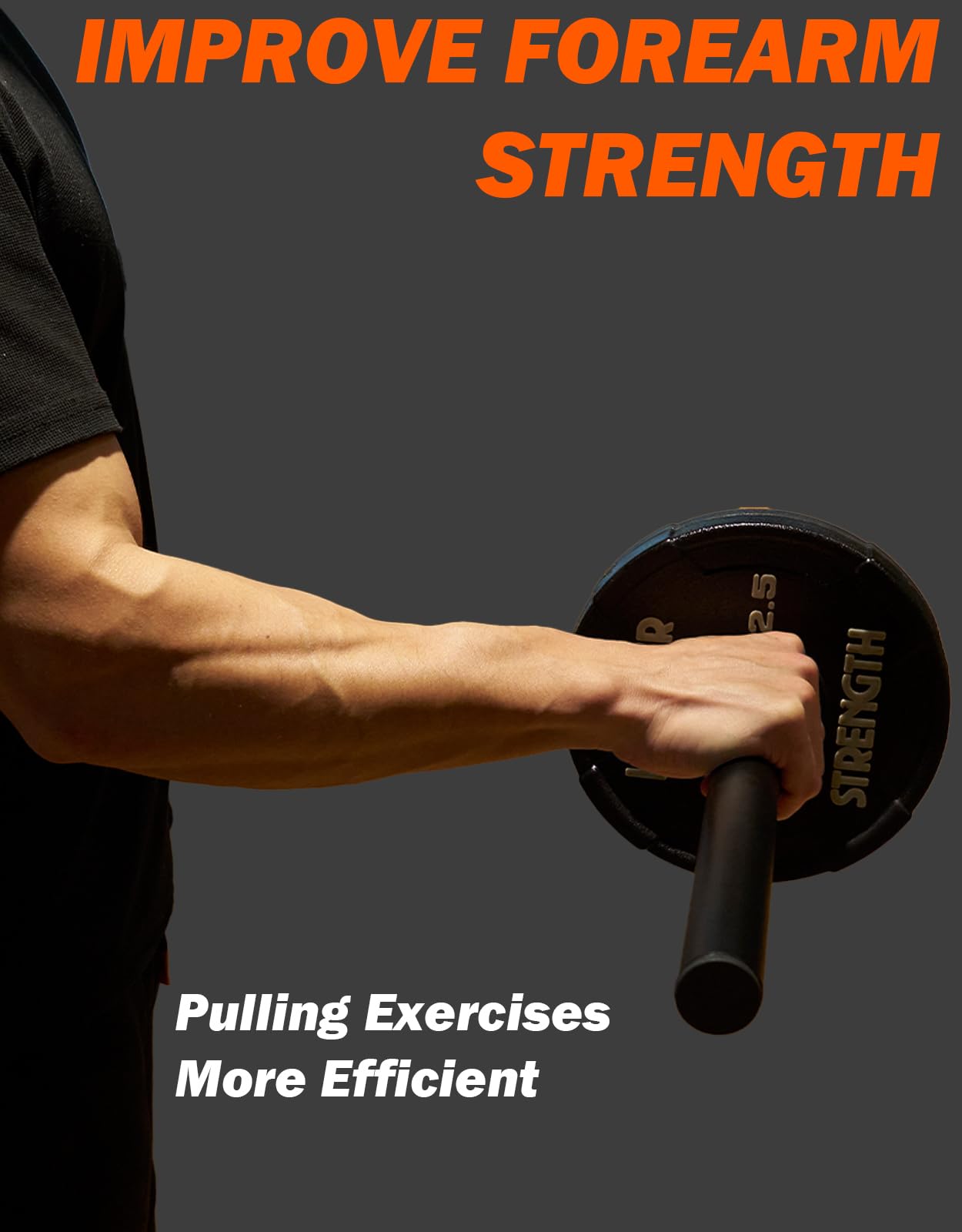 Snapklik.com : Wrist Bar,Forearm Strengthener,Wrist Curl Bar For 2 Inch ...