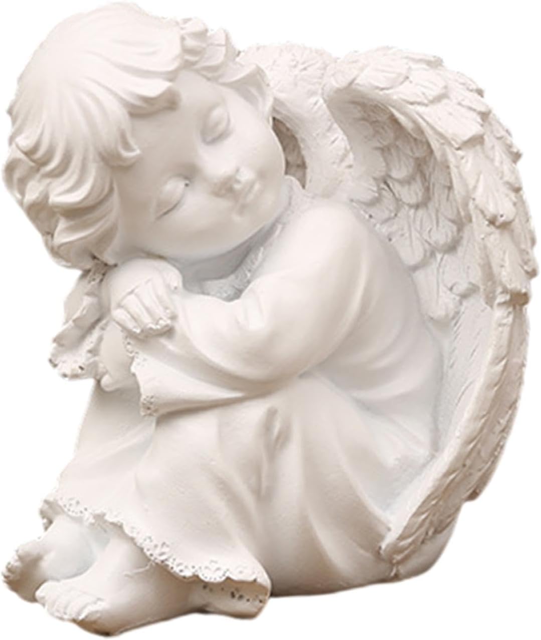 Amazon.com: IEUDNS Praying Angel Statue Resin Angel Figurine Garden ...