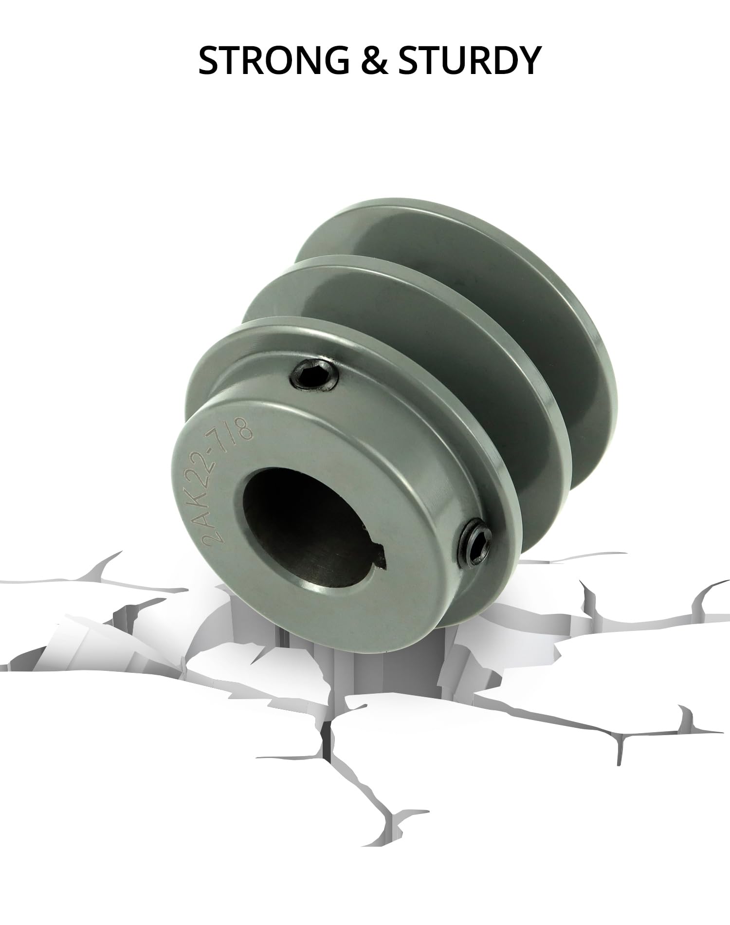 Snapklik.com : QWORK Double Groove Web Sheaves