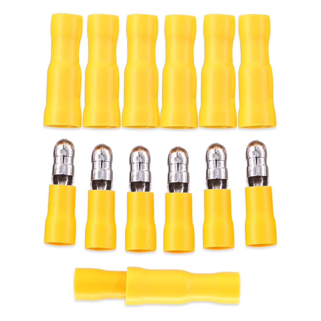 Snapklik.com : Hilitchi 50Pairs Insulated Male Female Bullet Quick ...