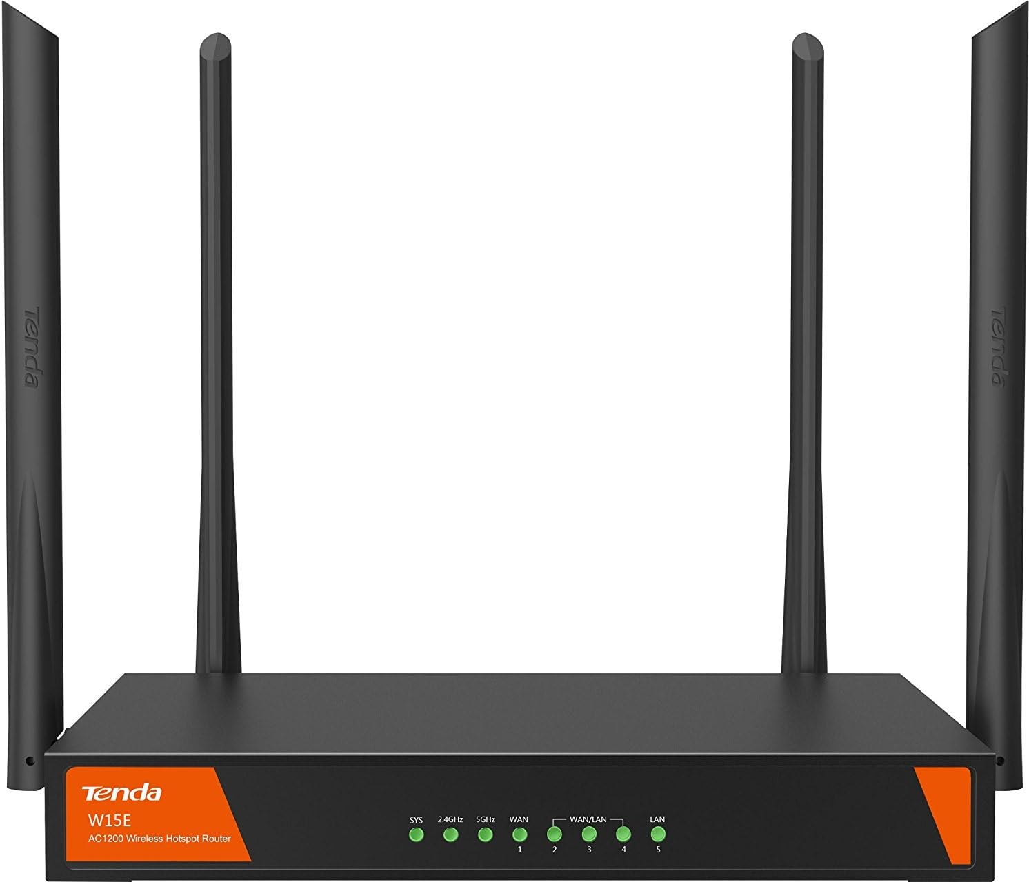 TENDA AC 1200 Mbps Wifi/Ethernet (AC10) Dual Band Router (Black) - Buy ...