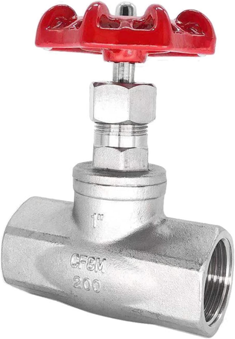 304 Stainless Steel Threaded Stop Valve Internal Thread High Temperature Steam Water Meter Valve ...