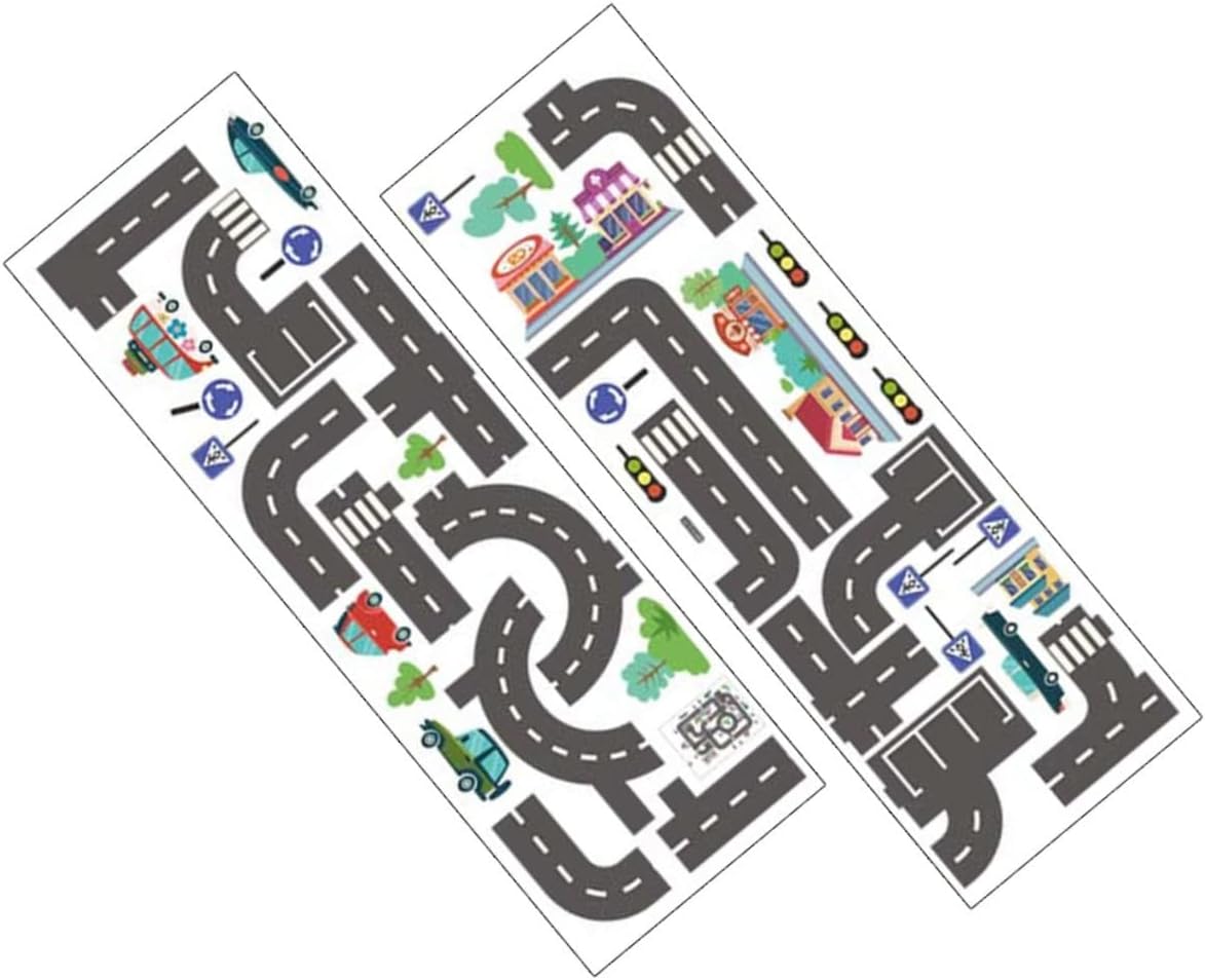 Amazon.com: Car Road Signs Floor Stickers, Self-adhesive Car ...