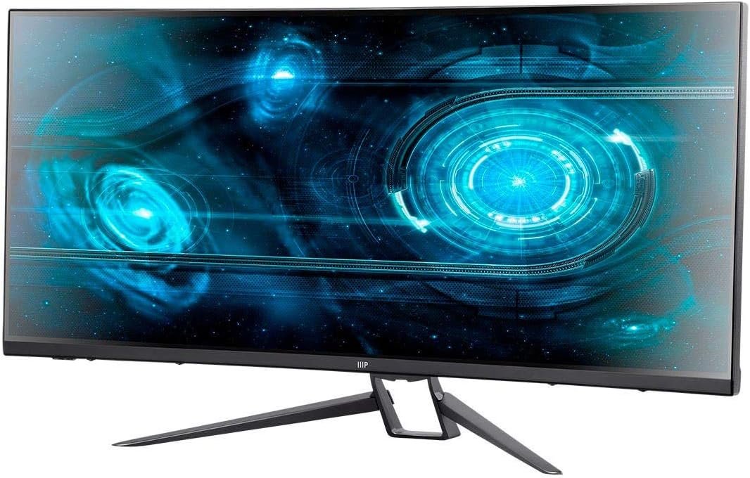Amazon.com: Monoprice 35 Inch Curved Zero-G UWQHD Gaming Monitor | with ...