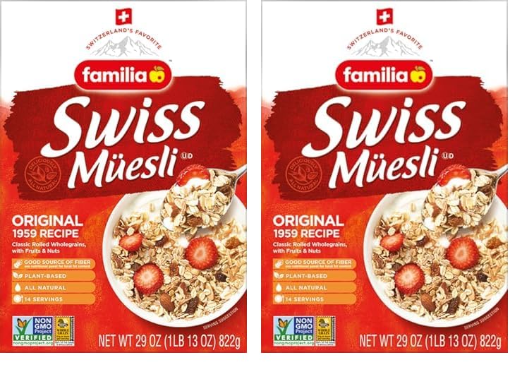 Amazon.com: Familia Swiss Muesli Cereal, Original Recipe 29 Ounce Box ...