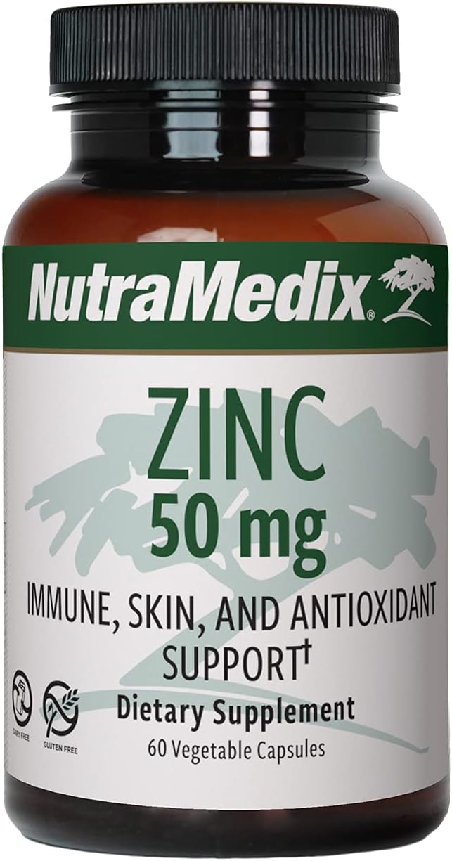 Amazon.com: NutraMedix Zinc 50mg - Zinc Supplements for Immune, Skin ...