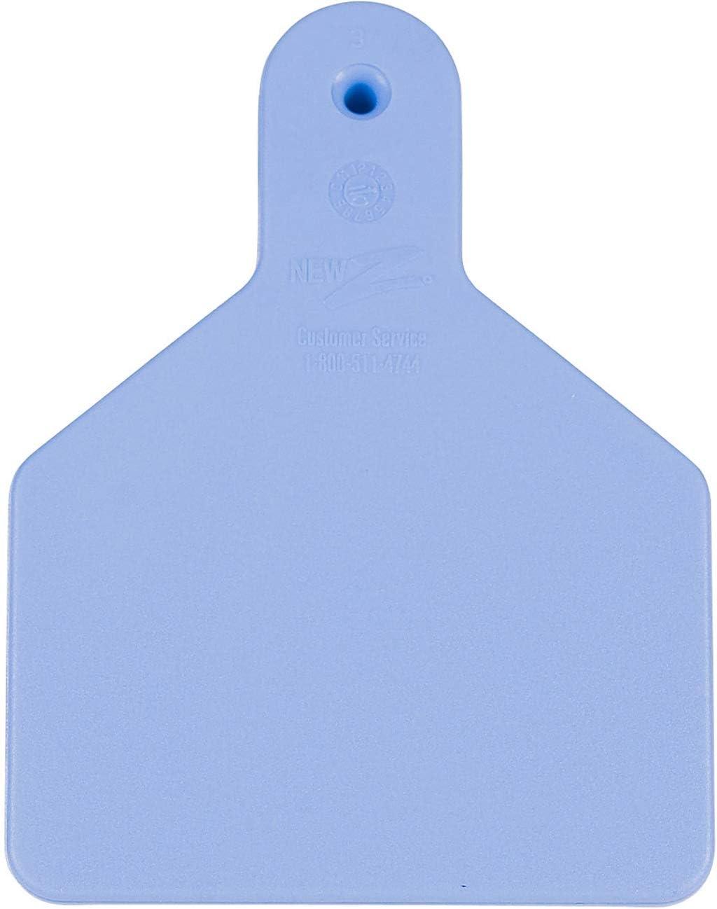 Amazon.com: Z Tags 25 Count 1-Piece Blank Tags for Calves, Blue : Z ...