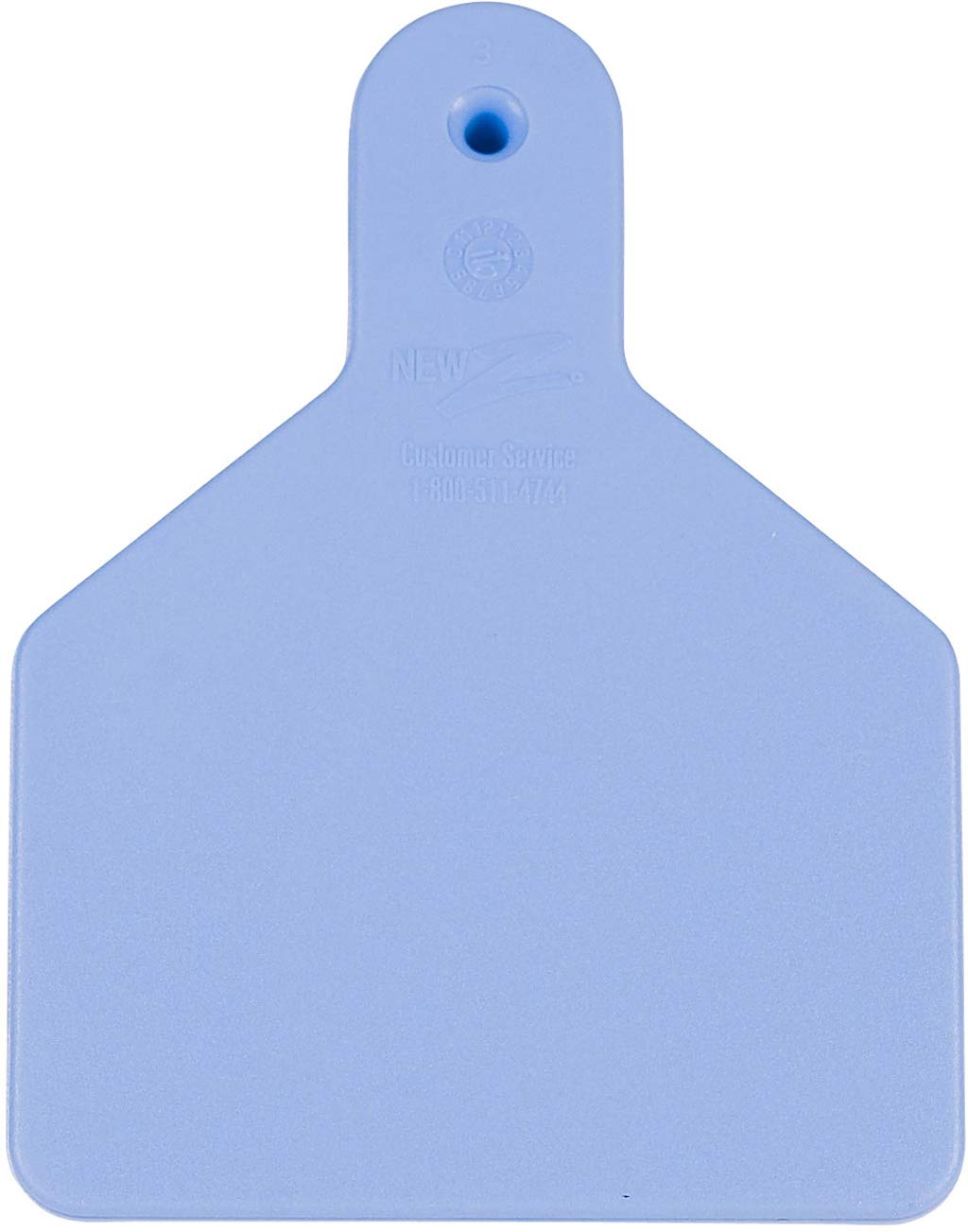 Amazon.com: Z Tags 25 Count 1-Piece Blank Tags for Calves, Blue : Z ...