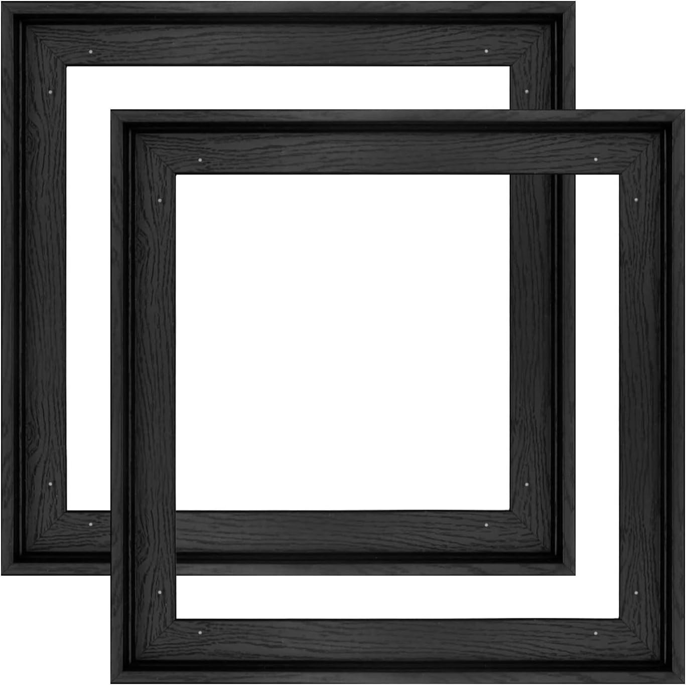 Amazon.com: MCS Canvas Float Frames 12x12 Frame, Black Square Frame for ...