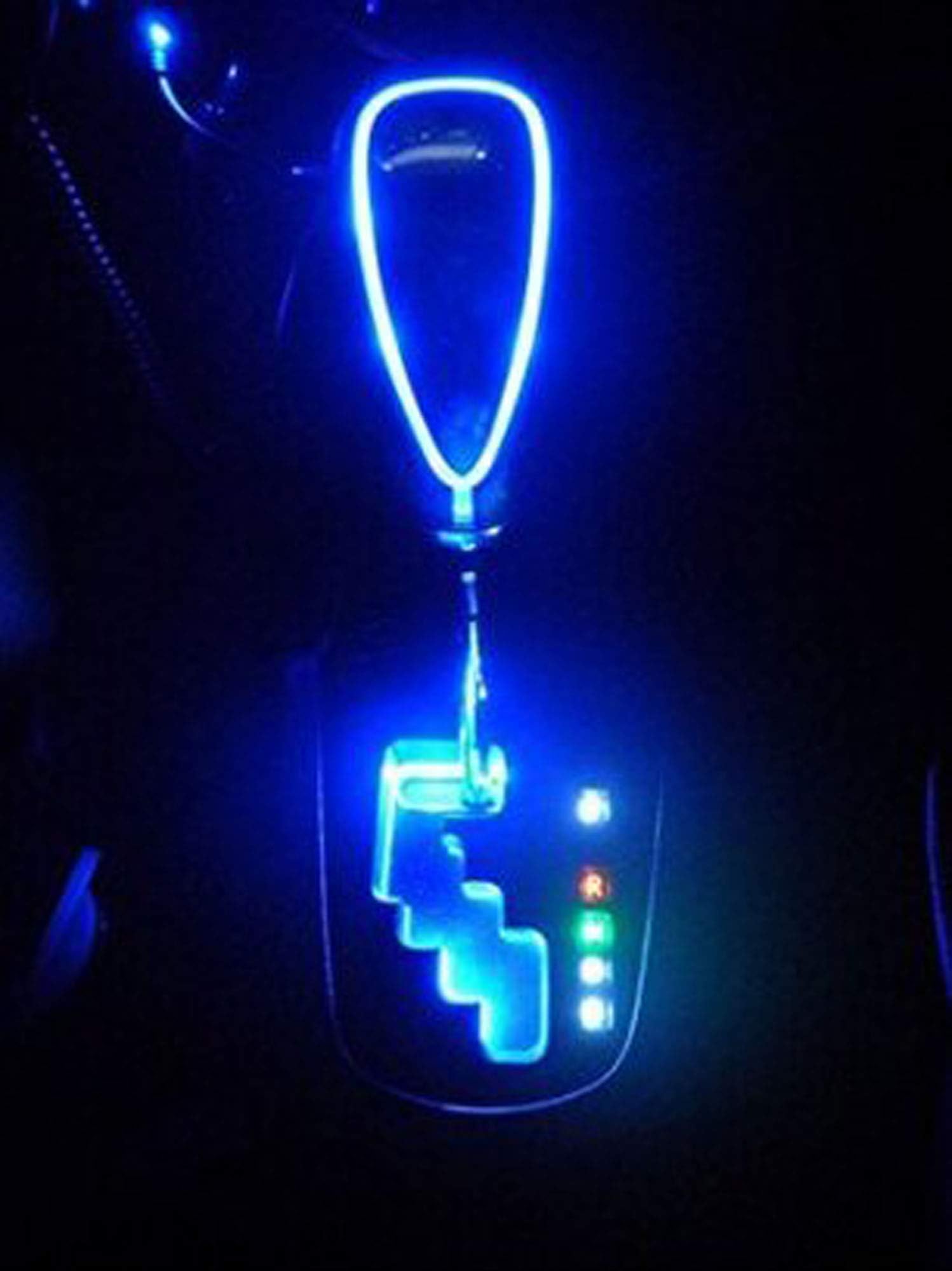Amazon.com: JDM Glow in The Dark Blue Manual Car Gear Long Stick Shift ...