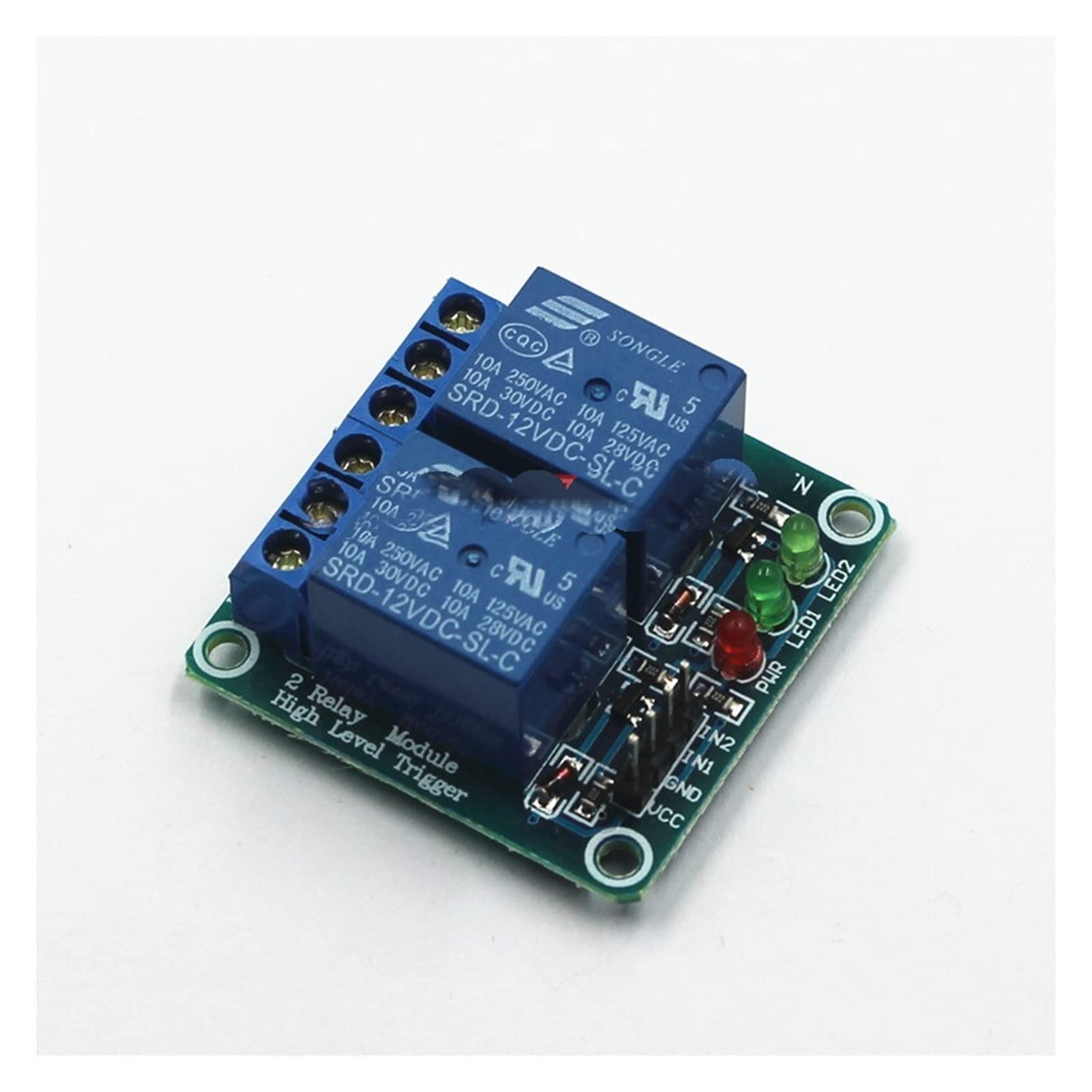Buy Relay 2-Channel 2 channel Relay Module 12V high level trigger Relay ...