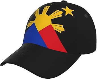 Amazon.com: ASYG Cute Philippines Flag Baseball Caps for Women Men ...