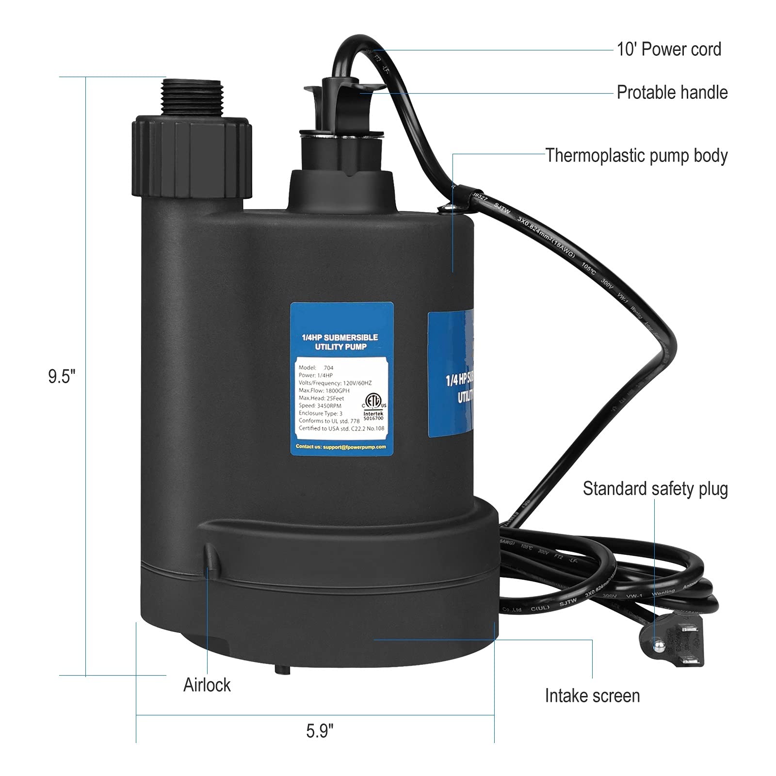 Submersible & Sump - Utility Pump Model
