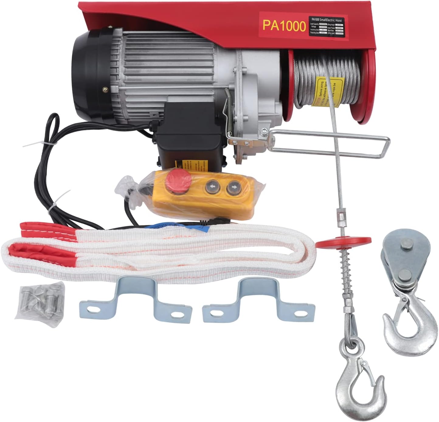 Electric Hoist, 2200lb 1 Ton Electric Hoist Lift Overhead Winch with ...
