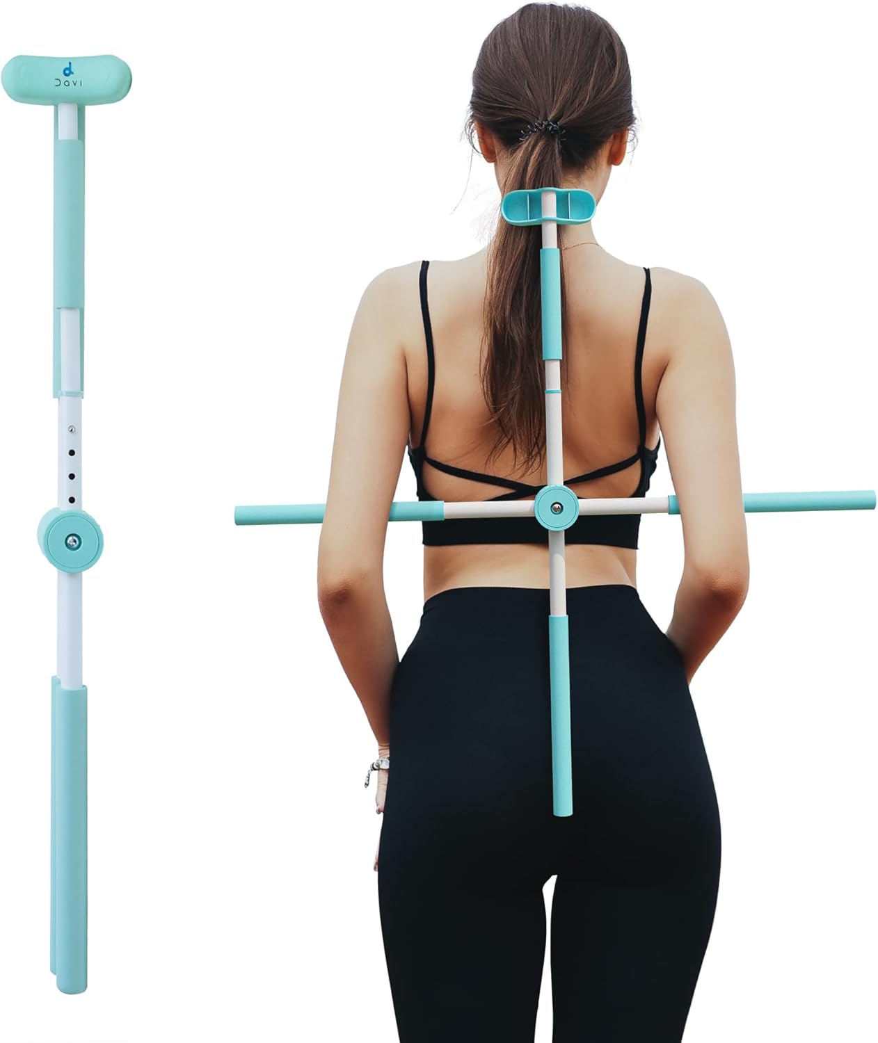 Amazon.com : Davi Back Straightener Posture Corrector - Yoga Stick with ...