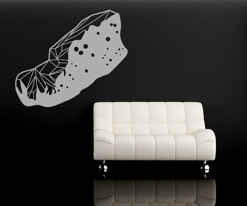 Amazon.com: Vinyl Wall Decal Sticker Asteroid Size 22inX36in Item OS ...