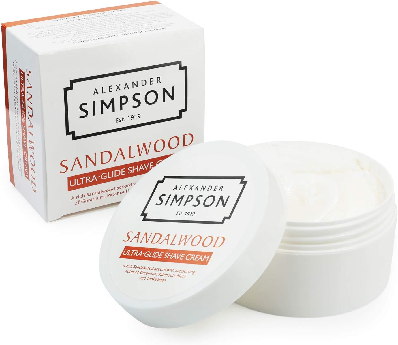Simpsons sandalwood ultra-glide shaving cream : Amazon.co.uk: Health ...
