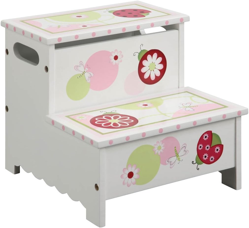 Amazon.com: Guidecraft Lambs and Ivy Sweetie Pie Storage Step Up: Home ...