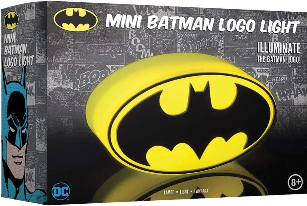 DC Comics Mini Batman Logo Light, Multi-Colour : Amazon.co.uk: Toys & Games