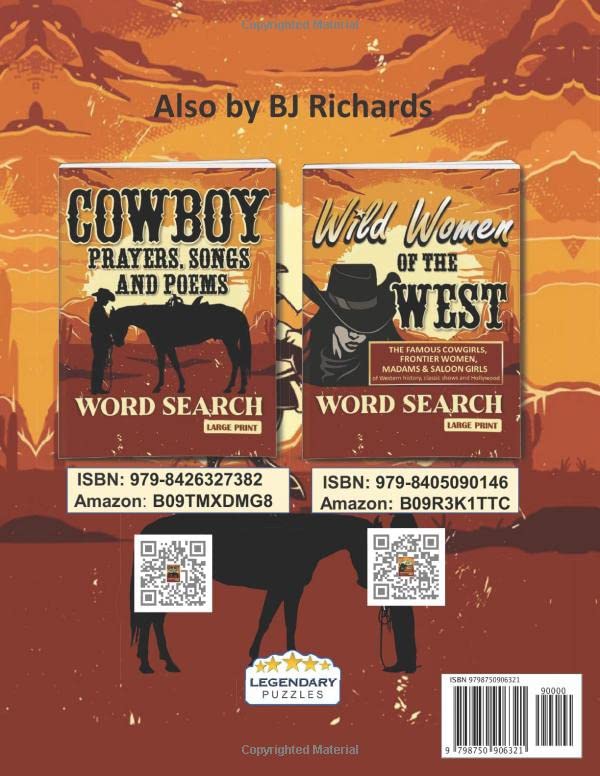 Snapklik.com : Classic Hollywood Cowboys Of The Wild West Word Search ...