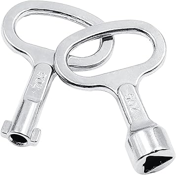 Meter Box Key Triangle Key Round Key 2Pcs Gas Electric Utility Meter ...