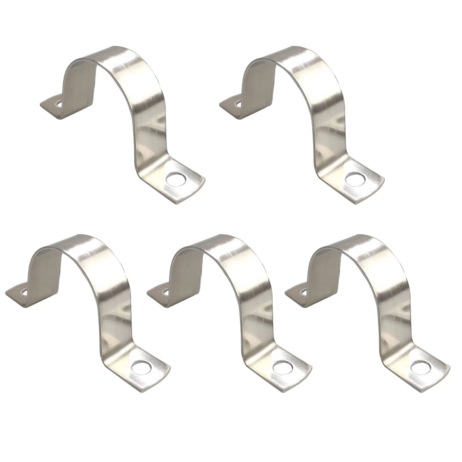 RITUIPIO 4 Inch Pipe Strap 304 Stainless Steel Conduit Strap 2 Hole ...