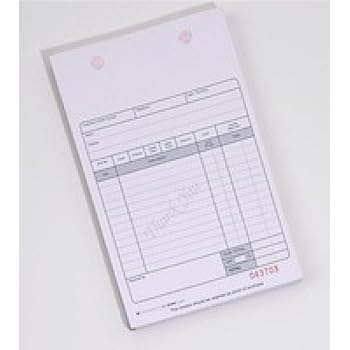 Rexel Twinlock Scribe 654 Sales Receipt 2 Part Refill ,White (Pack of ...