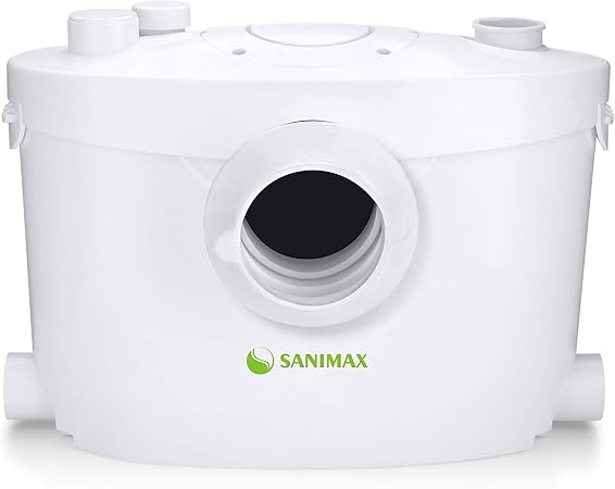 Sanimax SANI400+ Silent Macerator Toilet Waste Pump with Carbon Filter ...