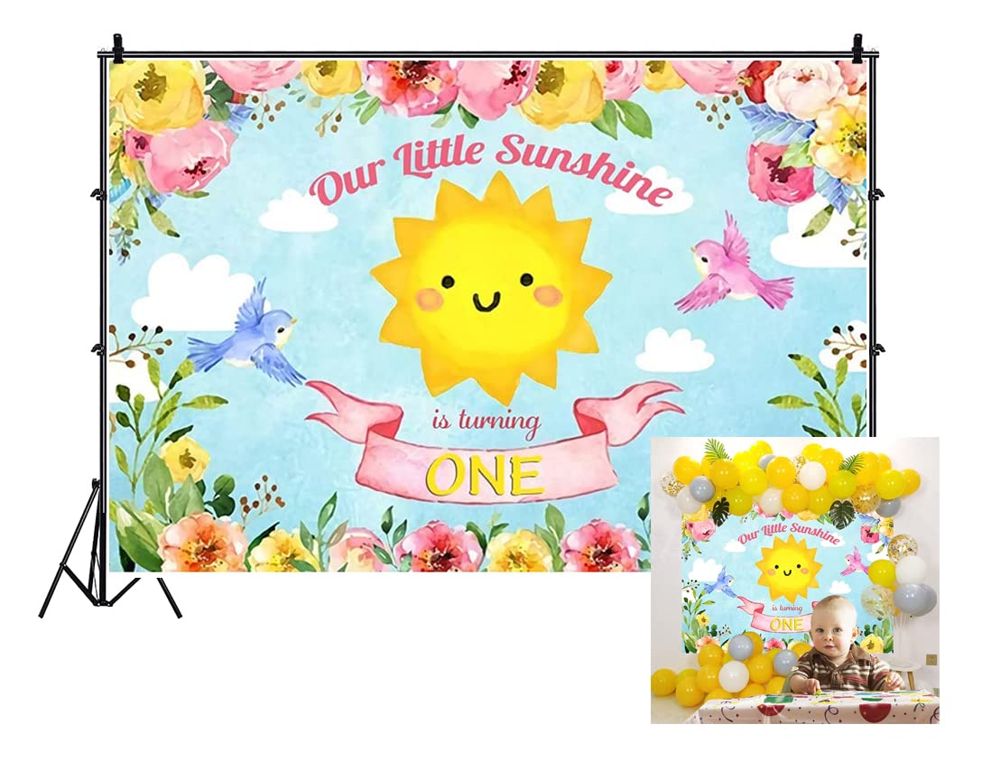 Buy Baocicco 10x6.5ft Our Little Sunshine is Turning One Party ...