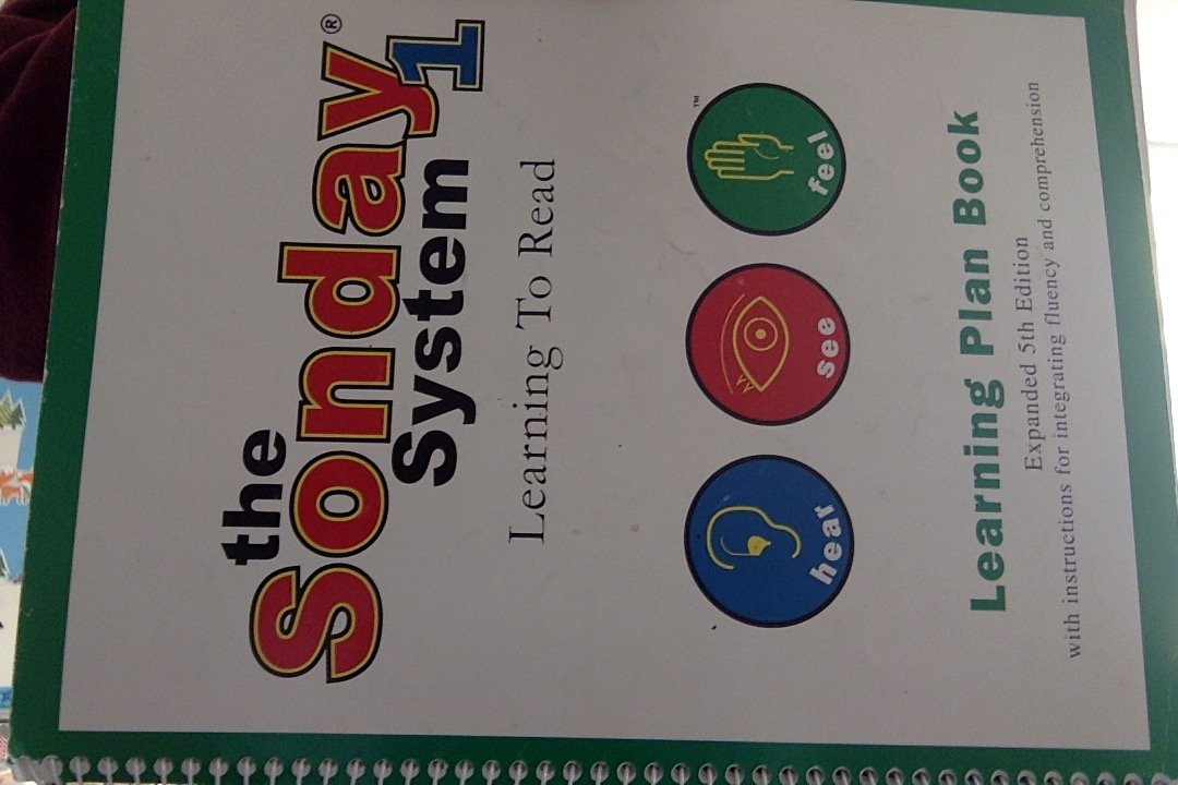 The Sonday system learning to read learning plan book: Arlene Sonday ...