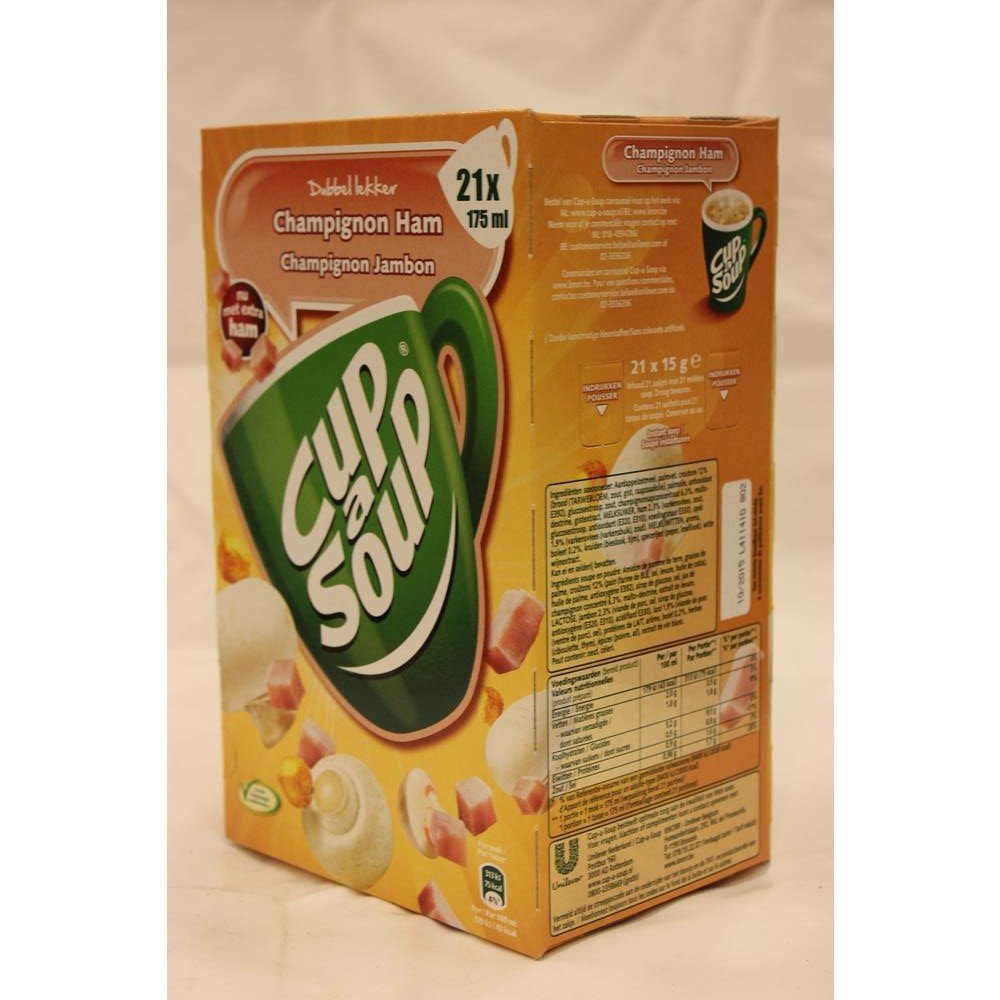 Unilever Champignon-Schinkensuppe, Coup a Soup, Tütensuppe, Tassensuppe ...