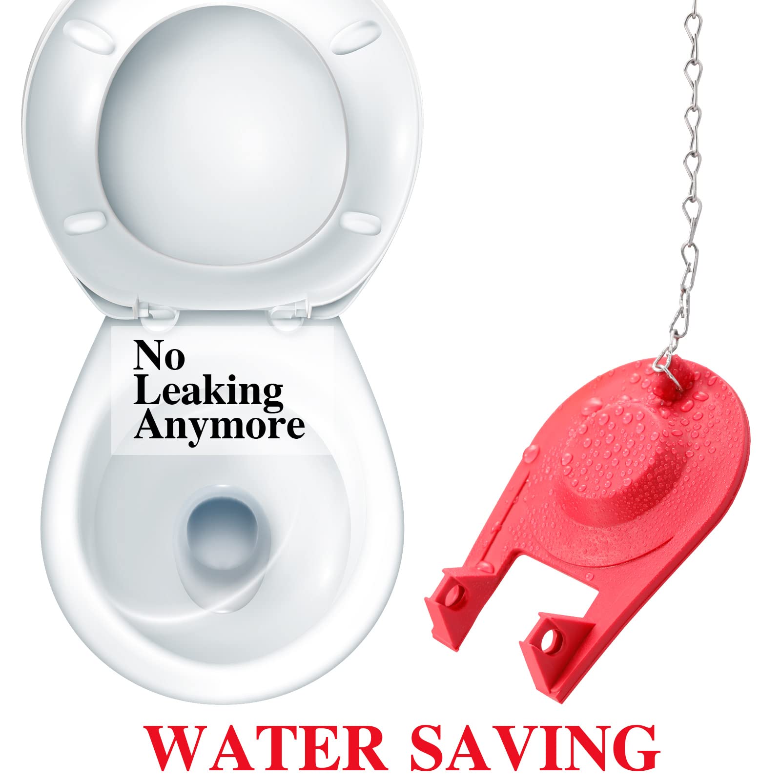 Snapklik.com : Peryiter 15 Pcs Toilet Flapper Replacement Kit Universal ...