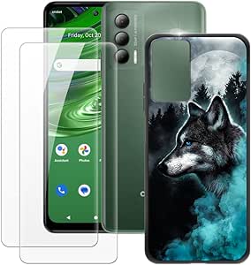 Amazon.co.jp: MILEGOO Cricket Outlast U680AC ケース + 2PCS スクリーンプロテクター 強化 ...