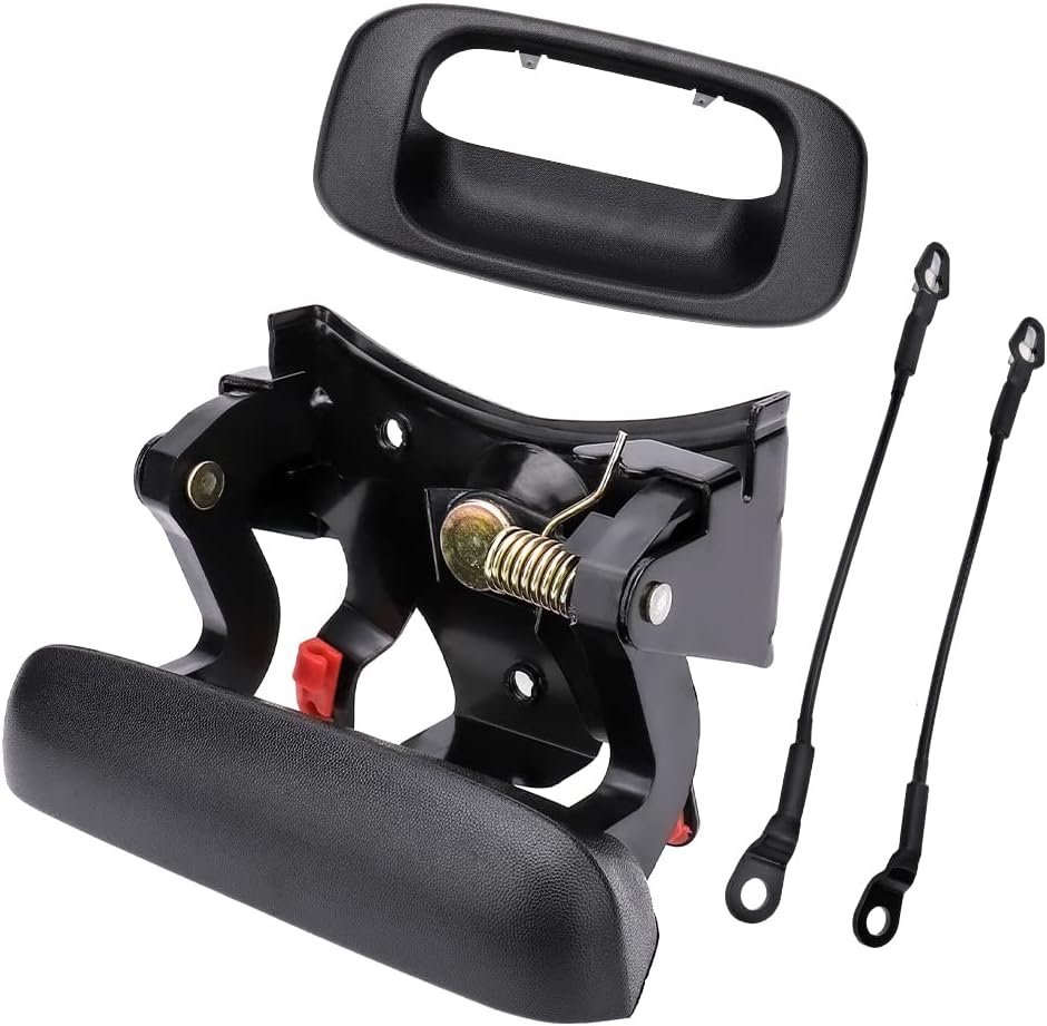 Amazon.com: IRONTEK Tailgate Door Handle & Cables Compatible for ...